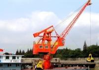 China 25 Ton Lattice Boom Harbour Crane 30m Radius Rail Mounted Port Crane IP56 for sale