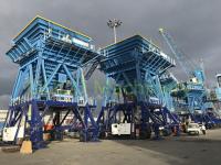 China Bulk Material Discharge Hopper 500t/h 50CBM Eco Friendly Dust Proof for Unloading for sale