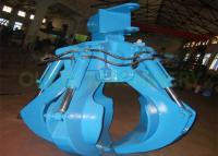 China Electric Hydraulic Orange Peel Grab 7.5T Capacity 380V 50Hz Steel Structure Smooth Operation for sale