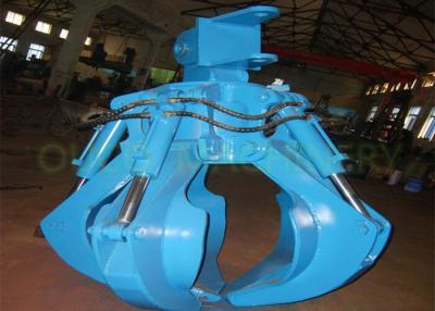 China Electric Hydraulic Orange Peel Grab 7.5T Capacity 380V 50Hz Steel Structure Smooth Operation for sale