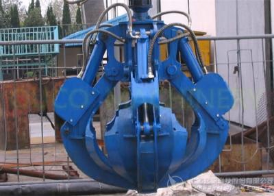 China Hydraulic Orange Peel Grab 1.5m³ Strong Body Mechanical Grab Bucket for Coal Clinker for sale