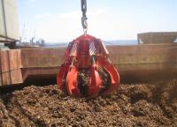 China Electric Hydraulic Orange Peel Grab for Scrap Handling Granular Material 1-5 Ton Capacity for sale