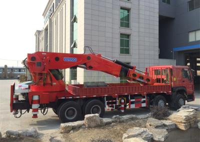 China OUCO 125T Truck Mounted Boom Crane Full Power Boom 10.2m Working Radius for sale