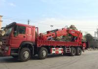 China OUCO 125T Truck Mounted Boom Crane Full Power Boom 10.2m Working Radius for sale