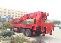 China OUCO 125T Truck Mounted Boom Crane Full Power Boom 10.2m Working Radius for sale