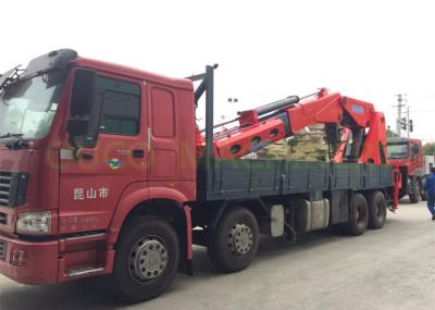 China 100T Truck Mounted Telescopic Boom Crane 16.5m Hoisting Height Lorry Crane for sale