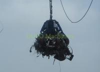 China High Stability Excavator Rock Grapple Orange Peel With Strong Structure for sale