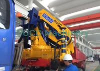 China 22T Pickup Truck Mounted Jib Crane 360 Degree Continuous Rotation High Safety for sale