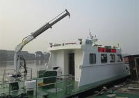 China OUCO 0.98T5M Hydraulic Marine Crane Telescopic Boom Boat Crane AC440V 60Hz for sale