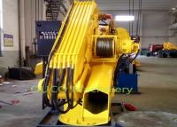 China Vessel Hydraulic Deck Crane Folding Boom High Efficiency Low Power Consumption for sale