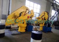 China Vessel Hydraulic Deck Crane Folding Boom High Efficiency Low Power Consumption for sale