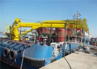 China Electric Hydraulic Offshore Pedestal Crane 1T 30M Telescopic Boom ABS Certified for sale