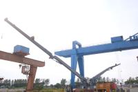 China Marine Deck Crane 1t at 30m 2.5t at 15m Electric Knuckle Boom Pedestal Crane 440V 60Hz for sale