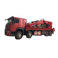 China Heavy Duty Truck Mounted Boom Crane 60t Capacity 200tm Hydraulic Knuckle Boom for sale