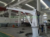 China Marine Knuckle Boom Crane 2T 10m Hydraulic Telescopic Portable Crane 45kW for sale