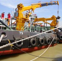 China Industrial Marine Crane , Pedestal Crane With ABS Class And Advanced Components for sale