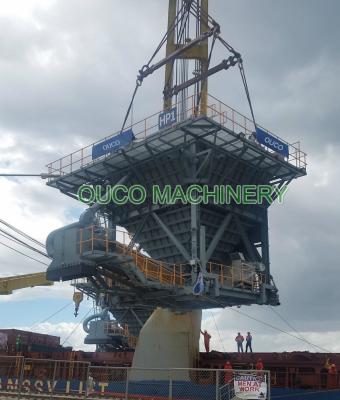 China Tyre Wheel Mounted Eco Hopper 50m³ Dust Proof Discharging 80T Capacity for sale