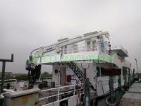 China Steel Knuckle Boom Crane 0.98t 5m Adjustable Jib Crane Robust Hydraulic System for sale