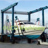 China Hydraulic Yacht Repair Mobile Crane 40t Capacity Seaport Harbour Steel Structure for sale