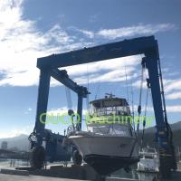 China Hydraulic Yacht Repair Mobile Crane 40t Capacity Seaport Harbour Steel Structure for sale