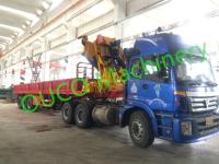China Truck Mounted Knuckle Boom Crane 100t Capacity 10.2m Working Radius Telescopic Boom for sale