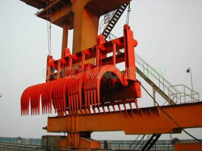 China Special Solid Material Bulk Grab Bucket Hydraulic Grab Bucket 10.7m Reach for sale
