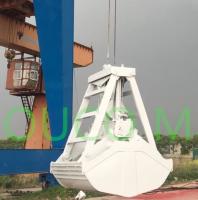 China Wireless Radio Remote Control Grab Bucket 12 CBM Capacity for Crane for sale