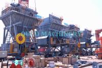 China Movable Port Hopper 50m³ with Bag Dust Control System for Loading Material for sale
