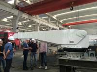 China Portable Yacht Telescopic Boom Crane 1t SWL 4m Radius Hydraulic Deck Crane ISO Certified for sale