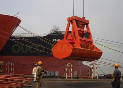 China Wireless Remote Control Clamshell Grab Bucket 1-50 CBM for Cargo Vessel Unloading for sale