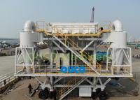 China Cyclone Dust Free Truck Loading Hopper 400t/h 40CBM for Wood Pellet Material Handling for sale