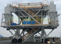 China Cyclone Dust Free Truck Loading Hopper 400t/h 40CBM for Wood Pellet Material Handling for sale