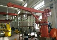 China 3 Tons 4M Compact Design Ship Crane With Stiff Boom / Hydraulic System for sale