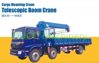 China Truck Mounted Knuckle Boom Crane 10 Ton Lifting Capacity 14.8m Hoisting Height for sale