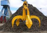 China Hydraulic Orange Peel Grab Bucket 0.33-2.0m³ for Crane Heavy Duty Steel for sale