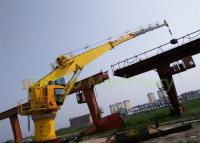 China Electric Hydraulic Crane 3T40M Telescopic Boom Marine Deck Crane with Overload Protection for sale