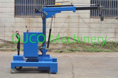 China Electric Industry Floor Telescopic Boom Crane Movable For Lifting / Unloading for sale