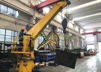 China Steel Structures Stiff Boom Marine Crane High Durability Overload Protection for sale