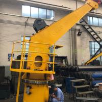 China 4 Ton Marine Stiff Boom Crane Electric Hydraulic Deck Crane 15KW 415V 50Hz for sale