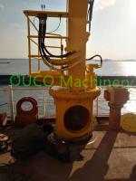 China Steel Structures Stiff Boom Marine Crane High Durability Overload Protection for sale
