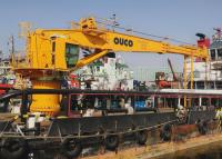 China 3T40M Telescopic Boom Marine Pedestal Crane ABS Certified 40m Reach for sale