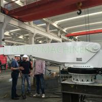 China Custom Stiff Boom Marine Offshore Pedestal Crane 10 Ton ABS Certified Lifting Cargoes for sale