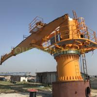 China 40t Telescopic Boom Jib Electric Hydraulic Marine Deck Crane 40m Outreach for sale