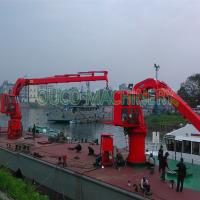 China 5T 20M Folding Boom Knuckle Crane ABS Certified Offshore Pedestal Marine Crane for sale