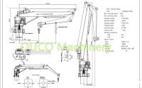 China Ship Transportation Solution Knuckle Boom Crane For 28.5m Max Lifting Height for sale
