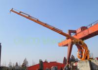 China Telescopic Knuckle Boom Folding Crane 5 Ton 20 Meter Hydraulic Marine Pedestal for sale