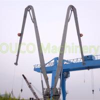 China 1T30M Marine Pedestal Knuckle Boom Crane 1200mm Pedestal Height for Ship Transportation for sale