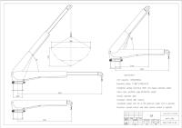 China OUCO 1T4M Offshore Pedestal Crane Cargo Ship Crane ISO CE Certified Stiff Boom Marine Crane for sale