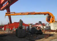China Electro-Hydraulic Folding Boom Crane for Ship 5T SWL 20m Radius Telescoping Boom for sale
