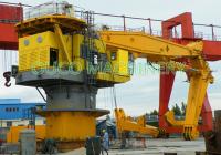 China OUCO 100T10M Knuckle Boom Crane ABS Tested Factory Site Norway Client Inspection for sale